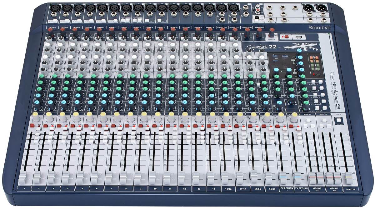 Consola mixer soundcraft signature 22 - TecnoMix